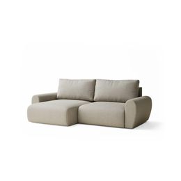 Höffner Ecksofa Numba beige Maße (cm): B: 253 H: 88 » Höffner