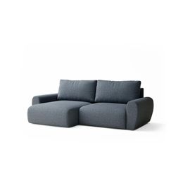 Höffner Ecksofa Numba ¦ blau ¦ Maße (cm): B: 253 H: 88 » Höffner