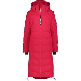 alife and kickin ALIFE & KICKIN Steppjacke »Damen NellyAK A« mit Kapuze Mantel & Weste in einem, mit abnehmbaren Ärmeln in schmaler Passform fuchsia M M Dein...