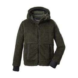 Killtec Funktionsjacke &raquo;KOW 188 BYS JCKT&laquo; olivgr&uuml;n 176 176 Kuschelige Kids Jacke mit Kapuze