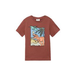 s.Oliver JUNIOR T-Shirt mit Print Dark Red 128/134 128/134 T-Shirt von s.Oliver JUNIOR