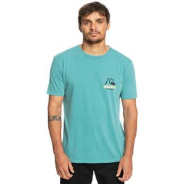 Quiksilver T-Shirt &raquo;Arts In Palm&laquo; Brittany Blue XS XS Material: BaumwollStoff [160 g/m2]