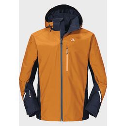 Sch&ouml;ffel SCH&Ouml;FFEL Outdoorjacke &raquo;Jacket Kreuzjoch M&laquo; mit Kapuze 5930 - orange 48 48 Regular Fit