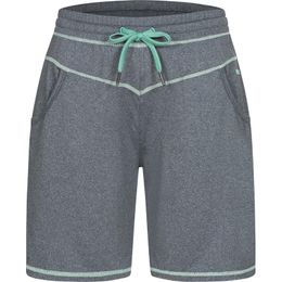 LPO Funktionsshirt &raquo;Damen Funktionsshorts Tara 2&laquo; dark denim melange 40 (M) 40 (M) Elastischer Bund mit hellblauer Kordel f&uuml;r perfekten Sitz