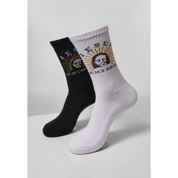 Urban Classics Strümpfe »Jesus Is My Bro Socks 2-Pack« 1 Paar tlg. black/white 39-42 39-42 Socken für Komfort und Schutz im Alltag