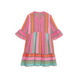 DANAMADE Sommerkleid &raquo;Dresses DVADA for MOM&laquo; Multicolor L - EURO EURO L Lebendige Farben und ein kreatives Muster machen das Kleid zu einem echten...