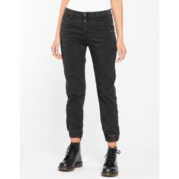 Gang R&ouml;hrenhose &raquo;Hosen Slim Fit 94RAFFAELA&laquo; black 24 - Normalgr&ouml;&szlig;en Normalgr&ouml;&szlig;en 24 Enspannter Jogger