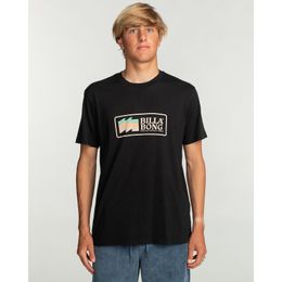 Billabong T-Shirt »Swell« schwarz L L Stoff: Baumwollstoff [160 g/m2]