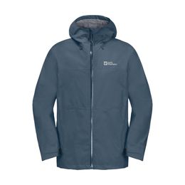 Jack Wolfskin Funktionsjacke &raquo;HIGHEST PEAK 3L JKT M&laquo; mit Kapuze nature-blue S (48) S (48) 2 H&uuml;fttaschen