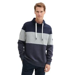 Tom Tailor Sweatshirt, mit Colour Blocking sky captain blue 3XL 3XL Sweatshirt von Tom Tailor