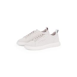 Tommy Hilfiger Herren Sneaker &raquo;LIGHT CUPSOLE KNIT SEASONAL&laquo; , Freizeitschuh, Halbschuh, Schn&uuml;rschuh mit Logoschriftzug beige 41
