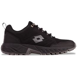 Lotto Sneaker - mit Laceloops & Metalhoos BLACK-GREY 47 47 XL Sneaker von Lotto im Trekking Design
