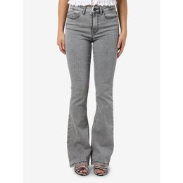 Noisy may Bootcut-Jeans &raquo;NMSALLIE HW SKINNY JEAN VI545LG FWD NOOS&laquo; Light Grey Denim 25 - L&auml;nge 30 L&auml;nge 30 25 Flared Fit Jeans mit hoher Taille von...