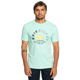 Quiksilver T-Shirt &raquo;Mixed Signals&laquo; Beach Glass XS XS Stoff: Baumwoll-Jersey-Stoff [160 g/m2]