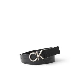 Calvin Klein Herren Lederg&uuml;rtel &raquo;CK HALLMARK LOGO 35MM ADJ&laquo;