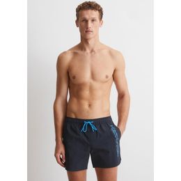 Marc O'Polo MARC O'POLO Badeshorts »Essentials Beach Jersey« mit seitlichem Schriftzug-Design dark navy M - N-Gr N-Gr M Herrenbadehose von Marc O'Polo