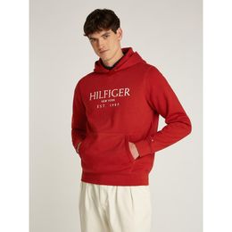 Tommy Hilfiger Hoodie &raquo;BIG HILFIGER HOODY&laquo;, mit kontrastfarbenen Print Dark Magma 3XL 3XL Kapuzensweatshirt von Tommy Hilfiger