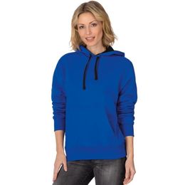 TRIGEMA Kapuzensweatshirt &raquo;Kapuzenshirt aus Sweat-Qualit&auml;t&laquo; royal XL XL Sweat-Qualit&auml;t, innen angeraut