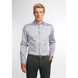 Eterna Herren Langarmhemd &raquo;SLIM FIT&laquo; NON IRON (b&uuml;gelfrei) silber 39, Normalgr&ouml;&szlig;en