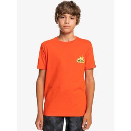 Quiksilver T-Shirt &raquo;Hells Yeah&laquo; Cherry Tomato 14(155-164cm) 14(155-164cm) &Auml;rmel: kurz&auml;rmlig