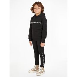 Calvin Klein Jeans Langarmshirt & Leggings &raquo;INST.LOGO RLX.HOODIE LEGGING SET&laquo; f&uuml;r Kinder bis 16 Jahre Ck Black 6 (116) 6 (116) Set von Calvin Klein...