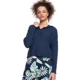 Roxy Langarmshirt »Cozy Day« Mood Indigo M M Stoff: Gemütliches Rippstrick-Mischgewebe...