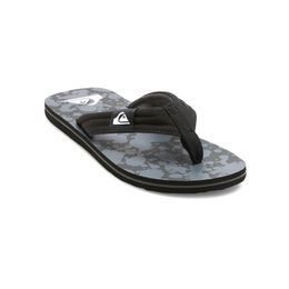 Quiksilver Sandale &raquo;Molokai Layback&laquo; Black/Grey/Grey 14(47) 14(47) Material: Canvasobermaterial aus Baumwolle