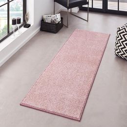 Hanse Home Teppich &raquo;Pure 100 Kurzflor&laquo; rechteckig 13 mm H&ouml;he Kurzflor, uni, umkettelt, L&auml;ufer, Wohnzimmer, Kinderzimmer, Flur rosa Obermaterial:...