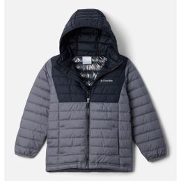 Columbia Steppjacke »Powder Lite II Hooded Jacket« mit Kapuze Winterjacke für Kinder city grey, black S (128/134) S (128/134) Steppjacke von Columbia