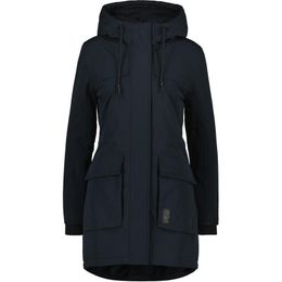 ALIFE & KICKIN Winterjacke &raquo;Damen CharlizeAK A&laquo; marine XS XS Warm gef&uuml;tterte Damenwinterjacke CharlizeAK A von alife and kickin in einfarbiger Optik