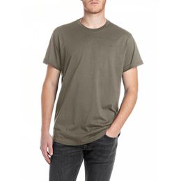 Replay T-Shirt mud green 3XL 3XL Kurzarmshirt in Regular Fit Passform für bequemen Alltagsstil