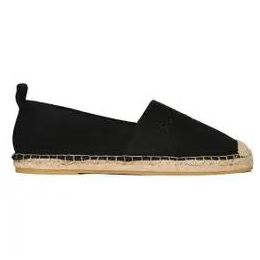 Superdry f&uuml;r Damen. WF110289A Schwarze Espadrilles aus Segeltuch (38), Stoff, Wohnung, Keine, L&auml;ssig