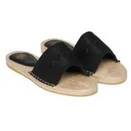 Superdry f&uuml;r Damen. WF310223A Schwarze Espadrilles aus Segeltuch (39), Stoff, Wohnung, Keine, L&auml;ssig