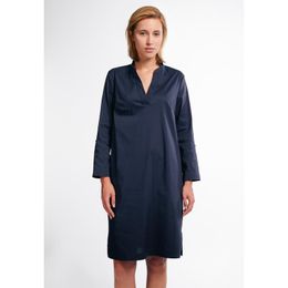 Eterna Damen Hemdblusenkleid &raquo;LOOSE FIT&laquo; blau 46, Normalgr&ouml;&szlig;en