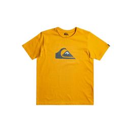 Quiksilver T-Shirt »Comp Logo« Mustard 8 8 Stoff: leichter Baumwoll-Jersey [160 g/m2]