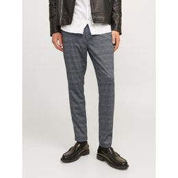 Jack & Jones JACK & JONES Chinos »JPSTMARCO JJCOOPER STRUCTURE CHINO SN« Smoked Pearl Detail:Check 36 - Länge 34 Länge 34 36 Strukturierte Chino von Jack & Jones