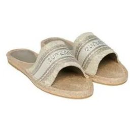 Superdry f&uuml;r Damen. WF310223A Graue Espadrilles aus Segeltuch (40), Stoff, Wohnung, Keine, L&auml;ssig