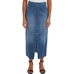 Tommy Hilfiger Bleistiftrock »DNM MIDI SKIRT HW BETH CTD«, Webrock mit Flagge Beth 40 40 Bleistiftrock von Tommy Hilfiger Womanswear