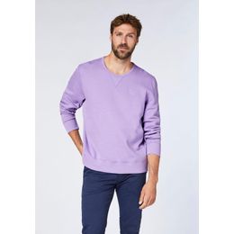 Chiemsee Sweatshirt Chalk Violet XL (56/58) XL (56/58) Chiemsee Herren-Sweater mit Logo-Akzent