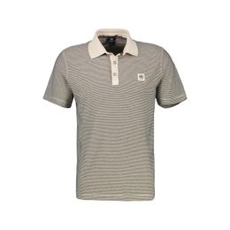 Lerros Kurzarmshirt mit Logostickerei auf der Brust SAGE GREEN M M Poloshirt von Lerros