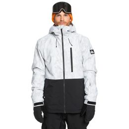 Quiksilver Herren Outdoorjacke &raquo;MISHORT SLEEVEION PRINTED BLOCK JK&laquo; grau M