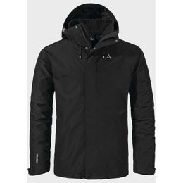Sch&ouml;ffel Sch&ouml;ffel Damen Doppeljacke &raquo;Hiking 3in1 Jacket Style Okere MNS&laquo; mit Kapuze schwarz 48