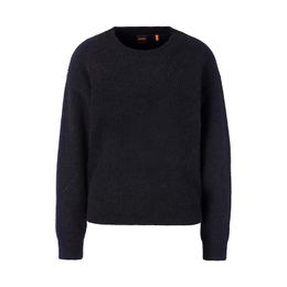 BOSS Orange Strickpullover »Flondie Premium Damenmode« mit Rundhalsausschnitt Black 001 XL XL Pullover von BOSS Orange Womenswear