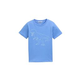 Tom Tailor Jungen Tom Tailor T-Shirt mit in der Nacht leuchtendem Print blau 104/110