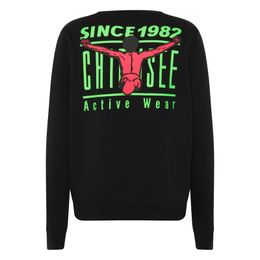Chiemsee Sweatshirt Deep Black 122/128 122/128 Chiemsee Jungen-Sweater im Jumper-Design