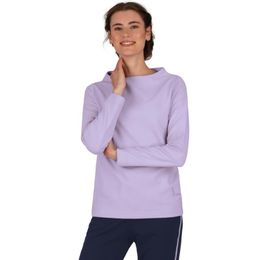 TRIGEMA Sweatshirt &raquo;Stehkragen Pullover mit Kristallsteinen&laquo; flieder S S Strukturierte Sweat-Qualit&auml;t