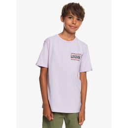 Quiksilver T-Shirt »Warped Frames« Pastel Lilac 14 14 Stoff: Baumwoll-Jersey-Stoff [160 g/m2]