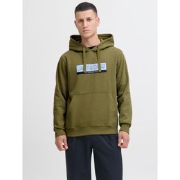 Jack & Jones JACK & JONES Kapuzensweatshirt &raquo;JORINWOOD BLOCK BRANDING SWEAT HOOD&laquo; Olive Drab XL XL Sweater von Jack & Jones