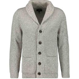 Ragman Strickfleecejacke Grau XL (52/54) XL (52/54) Schalkragen