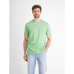 Lerros T-Shirt &raquo;Basic T-Shirt mit Logostitch, unifarben&laquo; LIGHT PEPPERMINT 3XL 3XL MODERN FIT (schmale Passform)